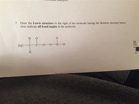 Solved Draw The Lewis Structure To The Right Of The Molecule
