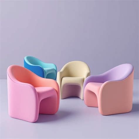 Free Colorful Modular Seating Image Minimalist Geometric Parametric