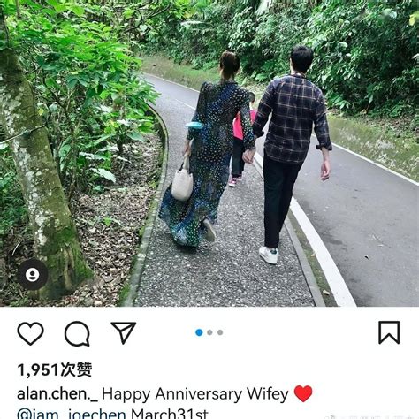 牵手背影杀，陈乔恩艾伦庆祝结婚一周年，感情超甜！夫妻朋友时候