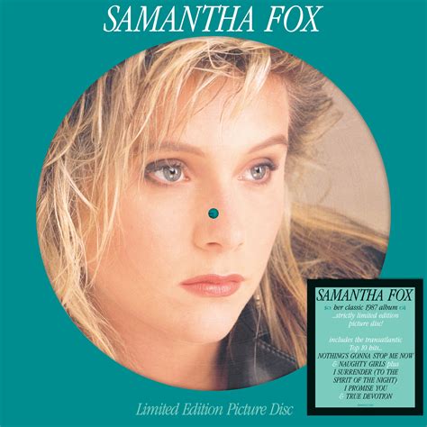 Samantha Fox Samantha Fox Picture Disc Vinyl