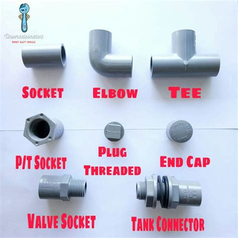 【15mm 12 Inchi】pvc Pipe Fitting Pipe Connector Elbow Socket Tee Pt Plug End Cap Tank