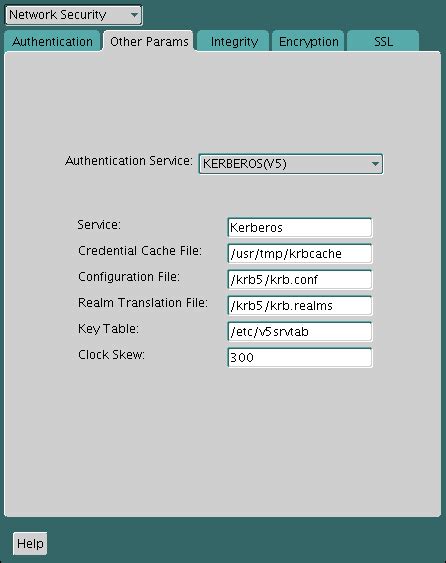configuring kerberos authentication