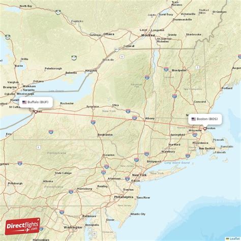 Direct Flights From Buffalo To Boston Buf To Bos Non Stop