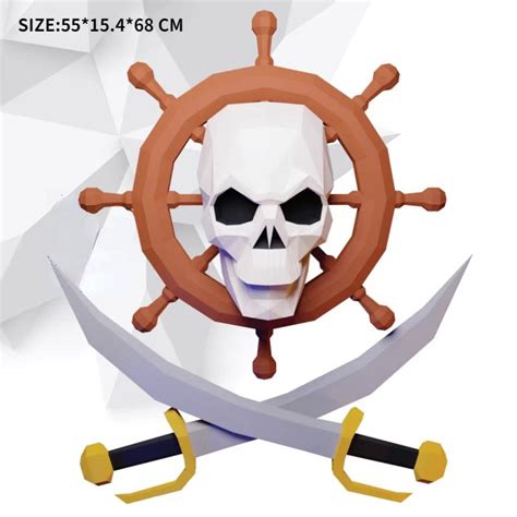 One Piece Paper Model Material Package Text Symbol Model Home Wall Wall