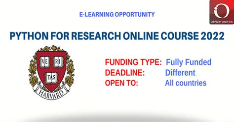 Python For Research Online Course By Harvard University 2022 Oyaop