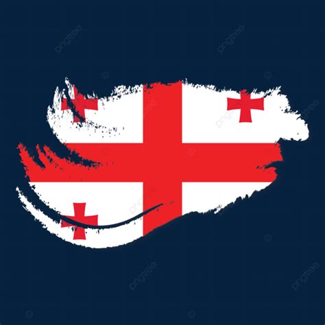 기호가 있는 조지아 국기 그림 그루지야 국기 그루지야의 국기 그루지야 Png 일러스트 및 벡터 에 대한 무료 다운로드 Pngtree