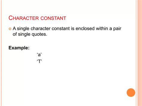 constants in java pptx programming languages computing