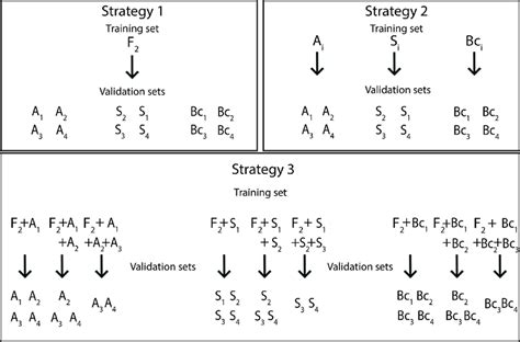 Illustrative Scheme Of Three Strategies Used In Calibration Sets Of