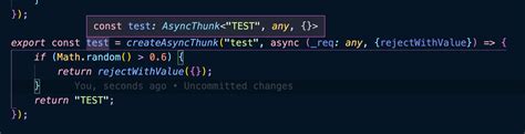 RejectWithValue Seems To Break Type Resolution For CreateAsyncThunk For Redux Toolkit