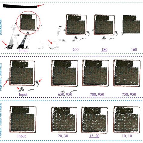 Key Parameter Optimization Of Filtering Algorithms In Each Row Ac