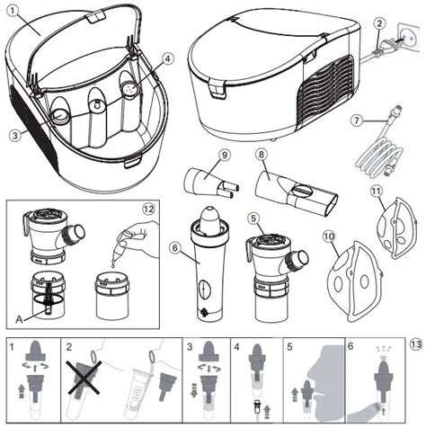 Microlife Neb Pro 2 In 1 Professional Compressor Nebuliser Instruction Manual