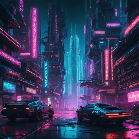 700 Neon Cyberpunk Wallpapers