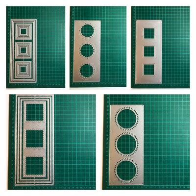 Slimline Rectangle Aperture Die Sets Stitch Cutouts Multi Frames