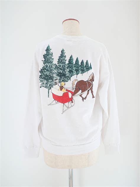 80 90s Snowy Landscape Sweat Port