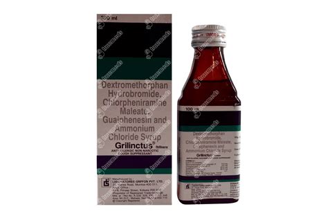 Grilinctus Syrup Uses Side Effects Price And Substitutes