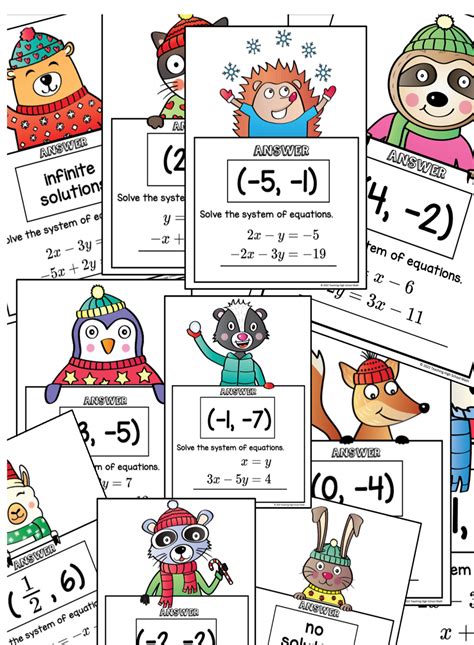 Algebra Solving Systems Of Equations Scavenger Hunt Made By Teachers