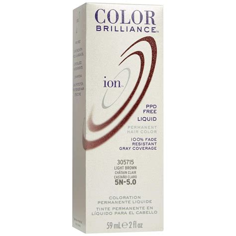5n Light Brown Permanent Liquid Hair Color Liquid Hair Ion Color