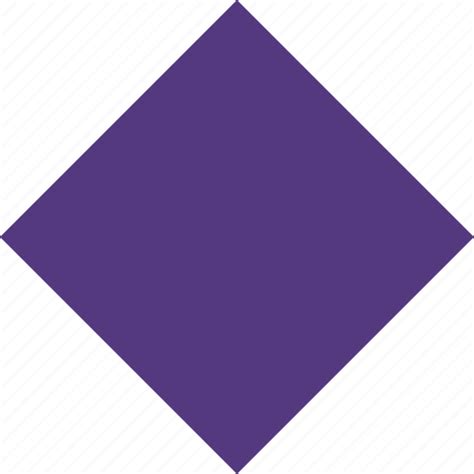 Purple Diamond Shape