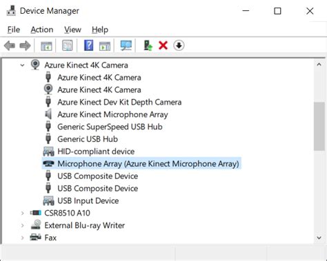 K Aviewer Fails To Open Microphone Issue Microsoft Azure Kinect Sensor SDK GitHub