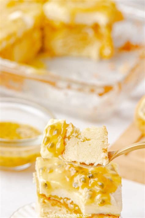 Passion Fruit Poke Cake Zen And Honey