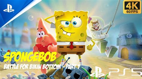 Spongebob Ps5 Gameplay Part 1 Youtube
