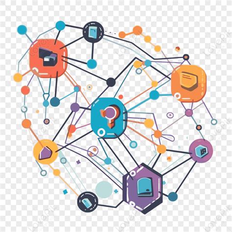 연결 클립 아트 네트워크 만화 그림 벡터 Png 일러스트 무료 다운로드 Lovepik