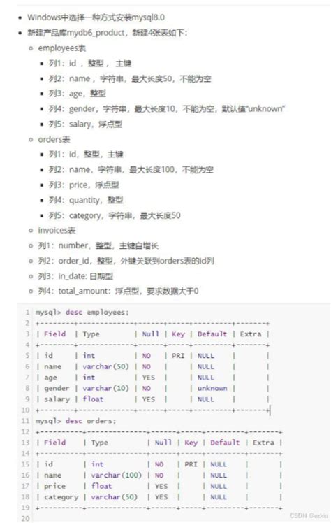 数据库第一次作业 Csdn博客