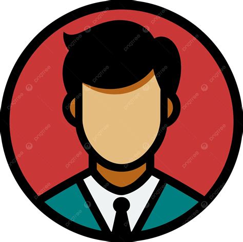 Vector Office Worker Staff Avatar Employee Icon Staff Director Office Png And Vector With