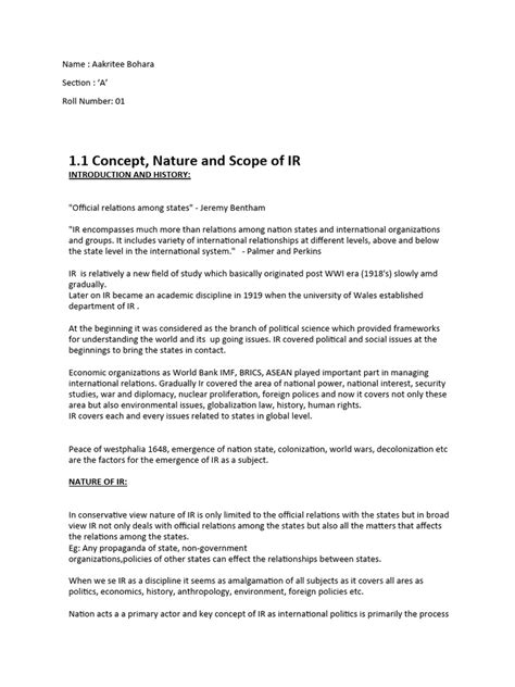 Ir Assignment Compilation Pdf Globalization Diplomacy Ir Assignment Compilation Pdf Globalization Diplomacy