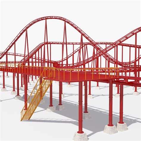 롤러코스터 트랙 3d 모델 99 Fbx Max Obj Free3d