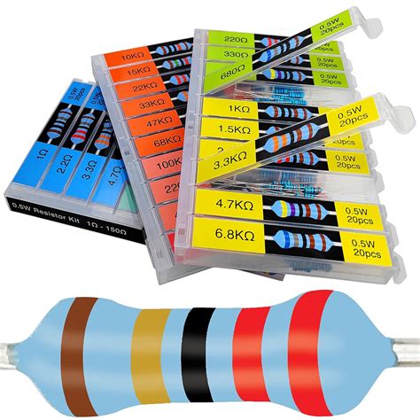 Eeeee 12w Metal Film Resistor Assortment Kit 600pcs 30 India Ubuy