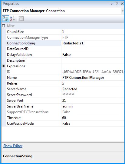 How To Enable Retainsameconnection On Ftp Connection Within Ssis Stack Overflow