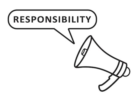 Responsibility Clipart Black And White