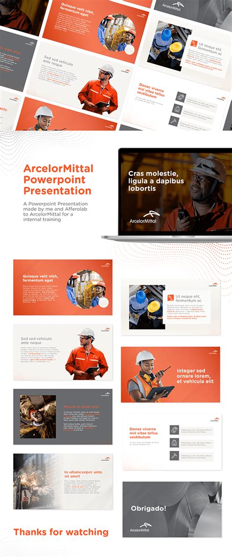 Arcelormittal Powerpoint Presentation Behance