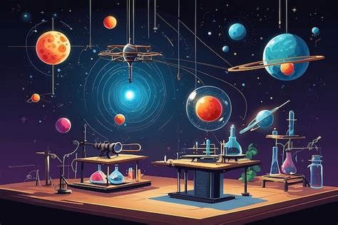 Premium Photo Gravitational Forces Physics Lab Experimentation Vector Scene