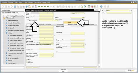 SAP Business One Funcionalidade de Configuração SAP Community