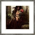 The Lunatic Of Etretat Painting By Hugues Merle Fine Art America