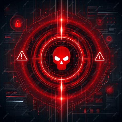 Red Alert Warning Flashing Premium Ai Generated Vector