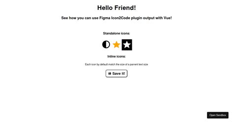Vue Icon Component Codesandbox
