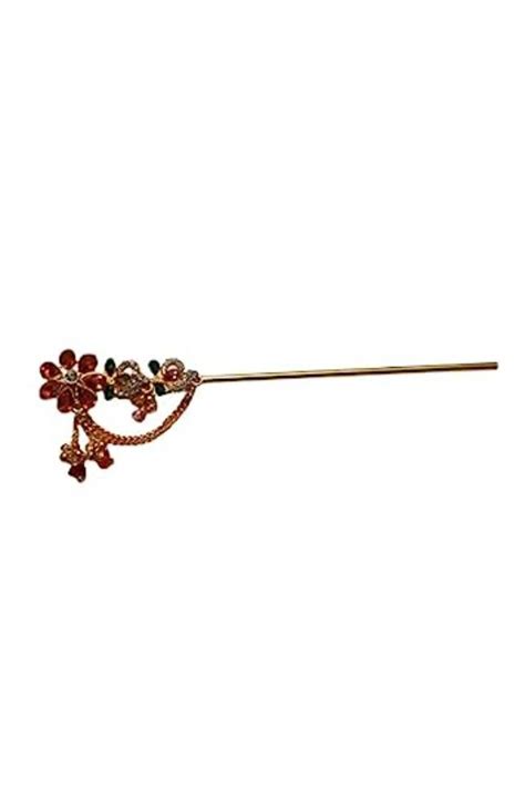 Salvus App Solutions Beautiful Multi Color Metal Flower Design Basuri