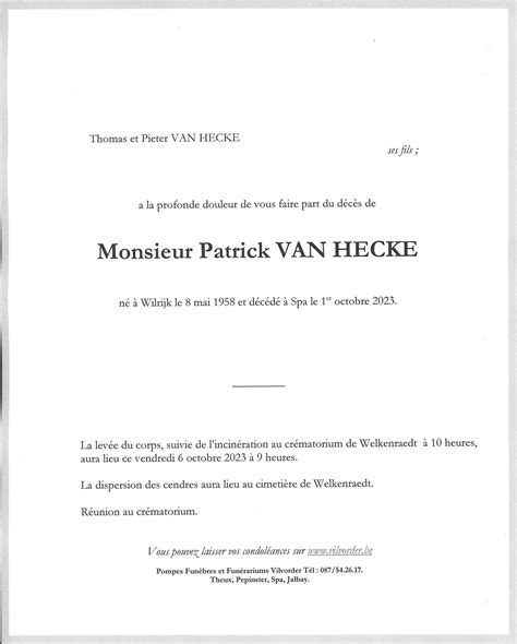 Patrick Van Hecke Vilvorder