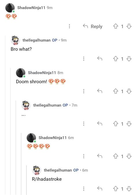 Doom Shroom Moment R Lies