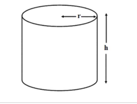 Solved Find The Volume Of The Rectangular Prism Given Its Radius Cm Answer