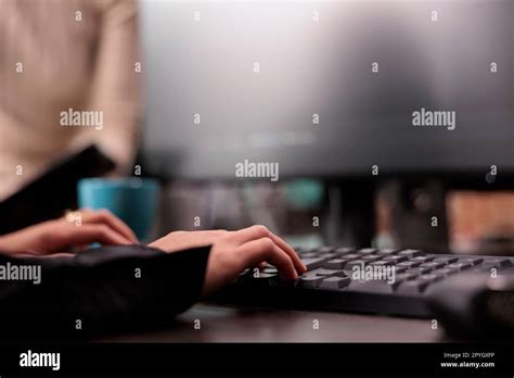 App Software Developer Typing Machine Learning Html Code On Computer Checking Artificial