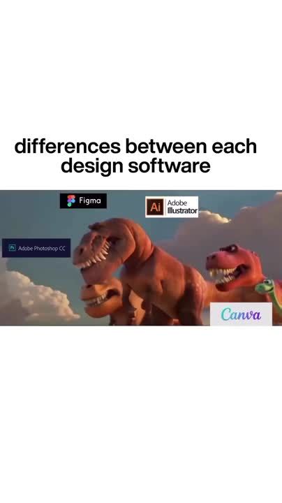 Video Qusain Ahmed On Linkedin Difference Between Each Design Software 😀