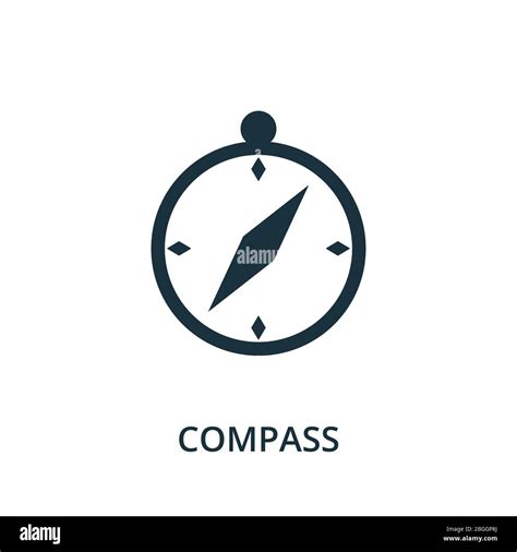 Compass Icon Simple Element From Navigation Collection Filled Compass