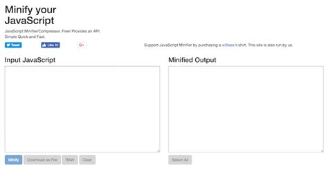 javascript compressors how and why to minify your js
