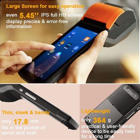 Sunmi V POS Terminal With Receipt Printer Speaker Camera And Barcode Scanner All In One