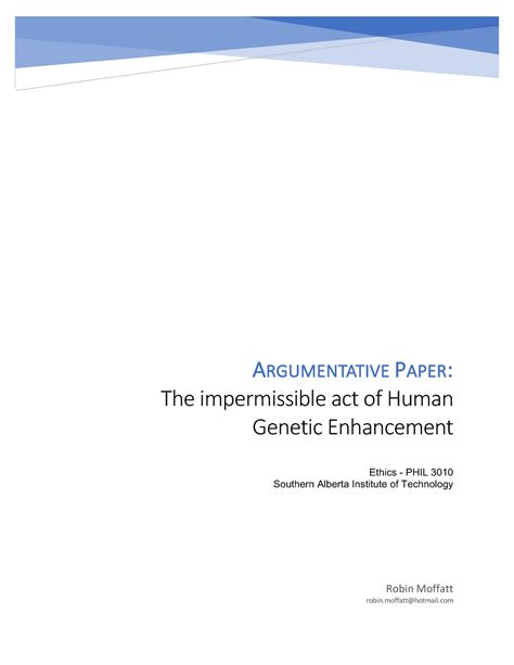 Final Ethics Paper Warning Tt Undefined Function 32 Argumentative