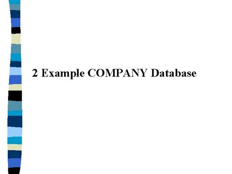 Data Modeling Using The Entityrelationship Er Data Model